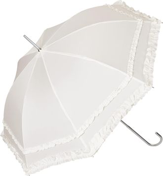 Von Lilienfeld Regenschirm Sonnenschirm Brautschirm Hochzeitsschirm Kostüm Tracht Auf-Automatik Mary ecru
