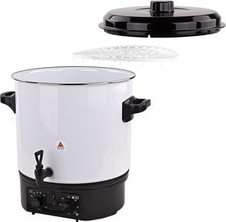 Dema Dema - Einkochautomat Einkocher 27L 1800W Einkochtopf Gl&uuml;hweintopf Gulaschkanone