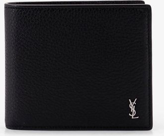 Saint Laurent Tiny hammered leather wallet - SAINT LAURENT - gender_Man