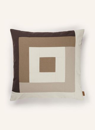 Ferm Living Ferm Living Dekokissenh&uuml;lle Border Patchwork beige