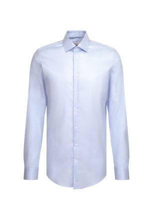 Seidensticker Herren Business Hemd, Blau, 44