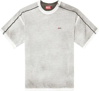 Diesel t-shirt T-Riven - Gris