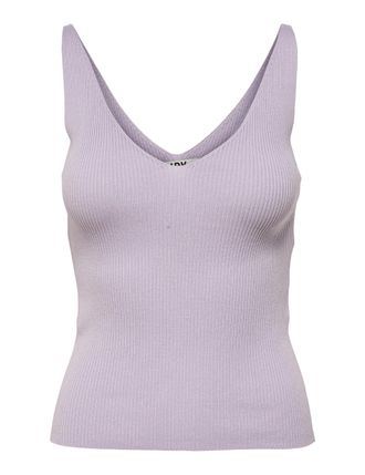 Jacqueline de Yong Damen JDYNANNA S/L KNT NOOS Top, Pastel Lilac, XXL