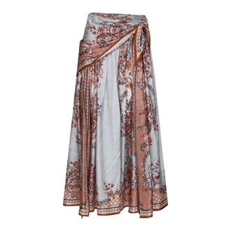 Zimmermann Aster Scarf Midi Rock - - Skirts - Damen - Mehrfarbig - L