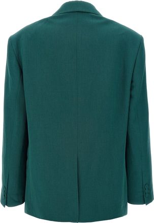 Dries Van Noten Birdy Blazer - Teal
