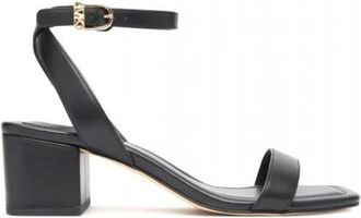 Michael Kors Femme, Chaussures, Noir, Taille: 36 EU Merriam Leather Sandal