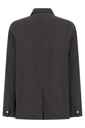 Jacquemus Mens Jacket Single-Breasted Grey Viscose Suit & Dinner