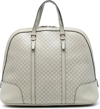 Gucci Shopper - Large Microguccissima Nice Dome Top Handle Bag - Gr. unisize - in Weiß - für Damen
