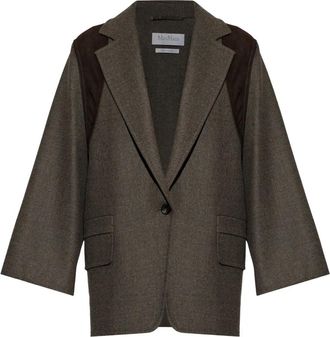 Max Mara Manteau en laine Fenice - Femme - Vestes - Gris - Taille: 38 FR