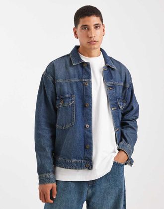 Jack & Jones Jeansjacke in Mittelblau