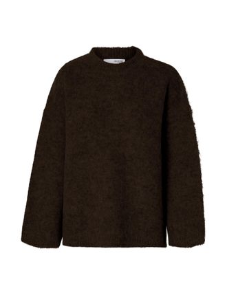 Selected Damen Slfgabriella Ls Knit New O-Neck Noos, Delicioso, S EU