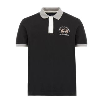 La Martina Piquet Stretch Poloshirt - - Tops - Herren - Blau - M