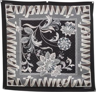 Twinset Silky Scarves - - Accessories - Damen - Schwarzk - ONE SIZE
