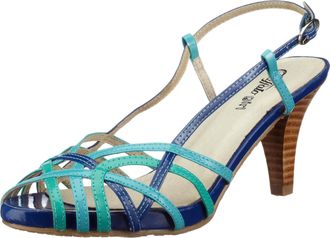 Buffalo MP ZGJ Pat Pu 218539, Damen Sandalen/Fashion-Sandalen, blau, (blue 270), EU 38