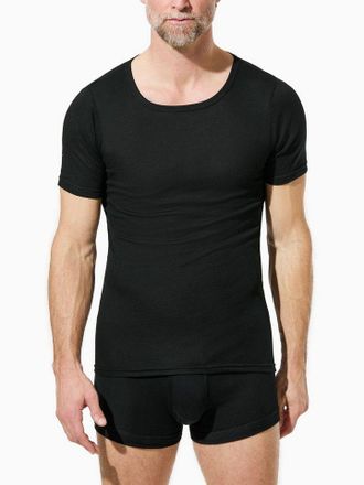 Walbusch Rundhalsshirt Herren Masterclass-Rundhals-Shirt 2er-Pack, pflegeleicht
