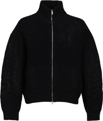 Doublet veste nervurée à fermeture zippée - Noir
