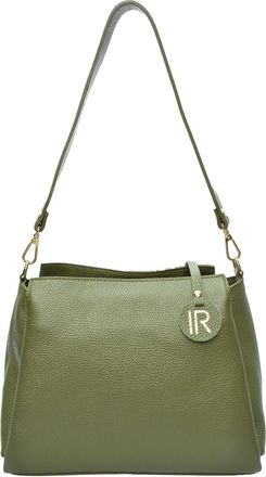Isabella Rhea Khaki Rindsledertasche