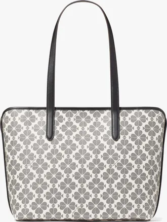 Kate Spade New York Kate Spade Signature Spade Flower Tote Bag, Gro&szlig; f&uuml;r Frauen in Schwarz Mehrfarbig | PVC