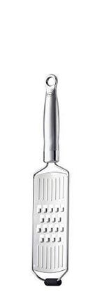 Rösle Râpe à Julienne Épaisse - Ustensile de Cuisine en Inox 18/10 avec Pied en Silicone et Capot de Protection - Pour les Crudités, les Légumes ou le Froma