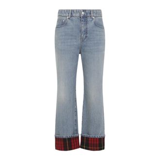 Alexander McQueen Hellblaue Baumwolljeans - - Jeans - Damen - Blau - W26