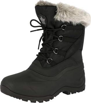 Lico Femme Merthe Botte de Pluie, Noir Schwarz Schwarz, 38 EU