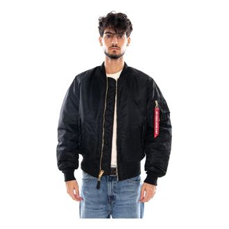 Alpha Industries Blouson Bomber Ma-1 Heritage - Homme - Vestes - Noir - Taille: 2XL