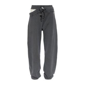 The Attico Split Sweatpants - - Trousers - Damen - Grau - XS