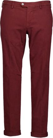 Mason's Chino New York - Homme - Pantalons - Rouge - Taille: S