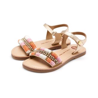 Gioseppo Couderay Flache Sandale, Platinfarben, 33 EU