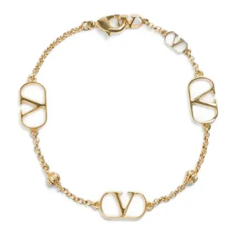 Valentino Garavani VLogo Signature Metallarmband - - Accessories - Damen - Gelb - S