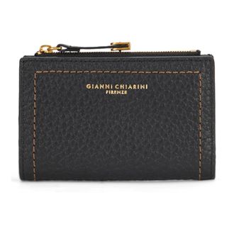 Gianni Chiarini Geldb&ouml;rse aus Hammered-Leder - - Accessories - Damen - Schwarzk - ONE SIZE