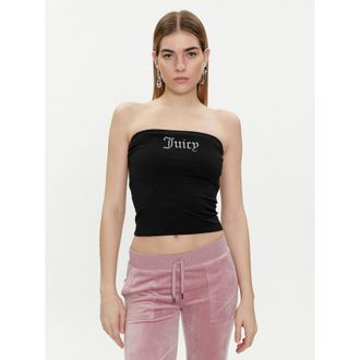 Juicy Couture Top Babey JCWCT23310 Schwarz Slim Fit