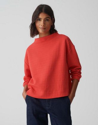OPUS Sweater Sweater GYNAMI Regular mit Struktur