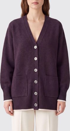 Pinko Locker geschnittener Cardigan aus Wolle und Kaschmir mit V-Ausschnitt und Taschen