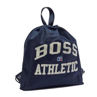 HUGO BOSS Turnbeutel, Lederverkleidung, Athletisch (Marine)