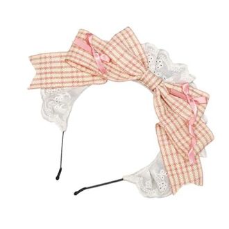 Generic Bandeau d&eacute;coratif avec noeud pour femme et fille, tenue quotidienne et cosplay, accessoire de cosplay