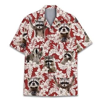 Keephen TangoDS Nouveaut&eacute; Cool Impression 3D Hawaiian Chemise pour Femmes Hommes Col Revers Manches Courtes Boutonn&eacute;e Chemises F&ecirc;te Aloha Chemises