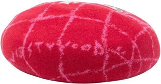 Vivienne Westwood B&eacute;r&ecirc;t Argyle Orb - Femme - Accessoires - Rouge - Taille: S/M