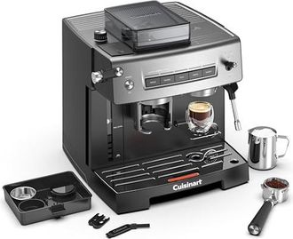 Cuisinart Cuisinart Espresso | Moudre, Tasser, Infuser | Espresso, Americano, Cold Brew | Mousseur à lait | Moulin 16 réglages | 20 bars | Réservoir 2,2L | Mug 
