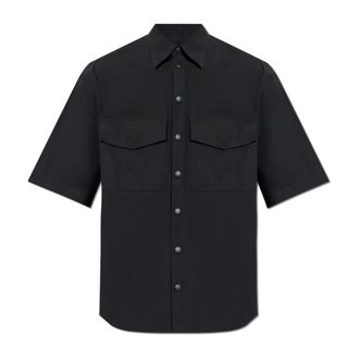Dolce & Gabbana Hemd mit Taschen - - Shirts - Herren - Schwarzk - L