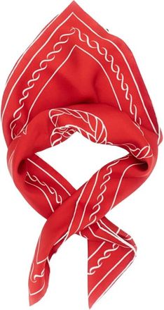 Jacquemus Femme, Accessoires, Rouge, Taille: ONE Size Le Foulard Ancre