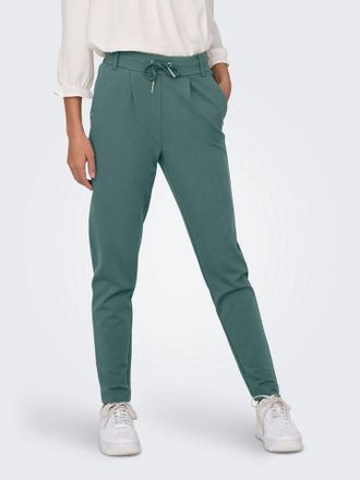 Only Jogger Pants ONLPOPTRASH - Joggerhose mit Tunnelzugbund und Stretch casual, Milano Rib, regular fit, Viskosemischung