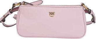 Pinko Pinko, Femme, Sacs, Rose, Taille: ONE Size Mini Sac Baguette Demi-Lune