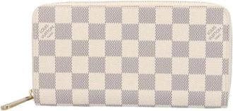 Louis Vuitton unisex, Pre-owned, Blanc, Taille: ONE Size Portefeuille en tissu Pre-owned