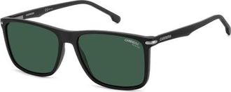 Carrera Lunettes de Soleil 298/S MATTE BLACK/GREY GREEN SHADED 57/16/145 homme