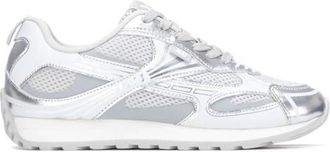 Xti Sneakers Femme Argent - Chaussures Confortables et polyvalentes - Mode d&eacute;contract&eacute;e - Mod&egrave;le 14500304 (Taille36)