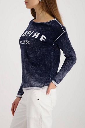 Monari Rundhalspullover 410213 modern