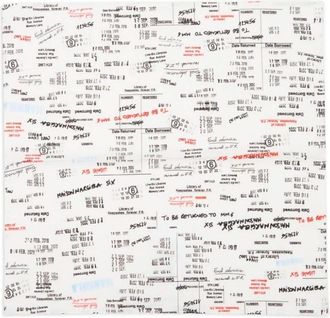 Maison Margiela Femme, Accessoires, Blanc, Taille: ONE Size Foulard en Coton pour le Cou