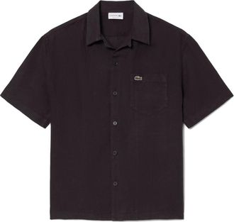 Lacoste Homme, Chemises, Brun, Taille: S Chemise ample en lin