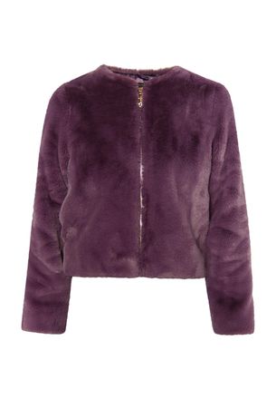 Faina Faux Fur Jacke Damen violett